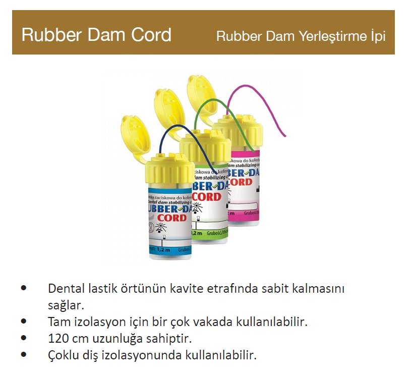 Merkez Diş | Rubber Dam Cord