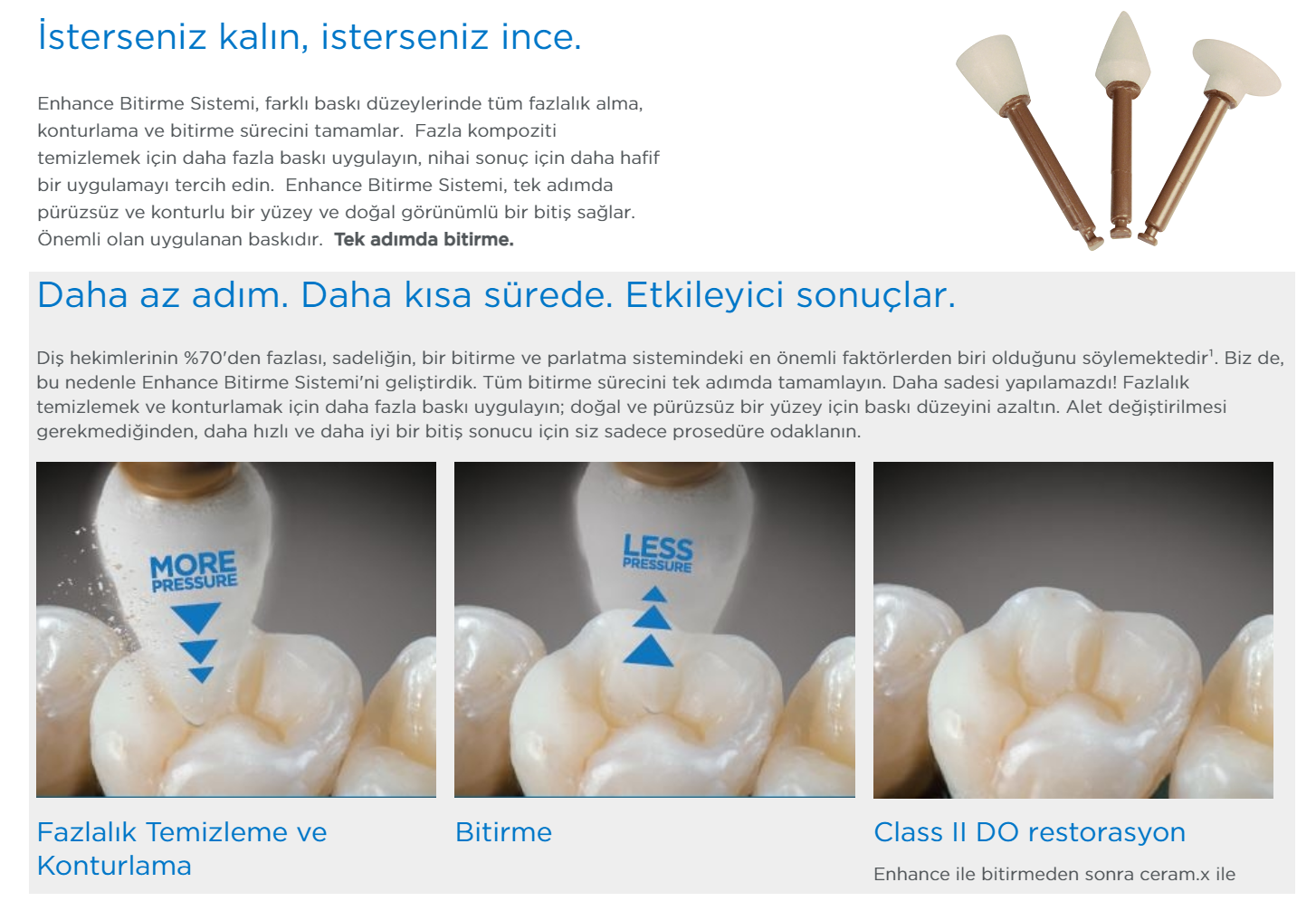 Enhance Finishing System Kit Polisaj Seti