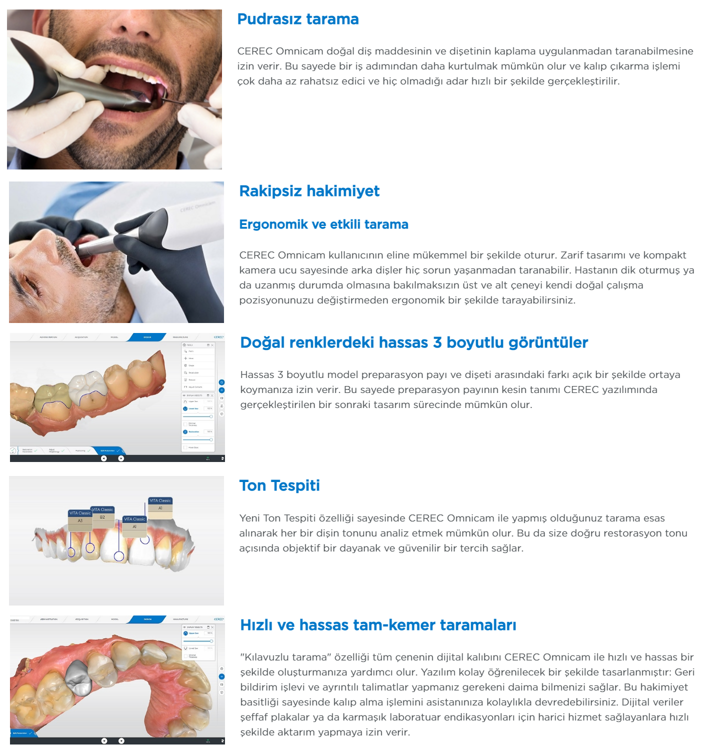 Cerec Omnicam Intraoral Tarayıcı Omnicam AC - MerkezDiş
