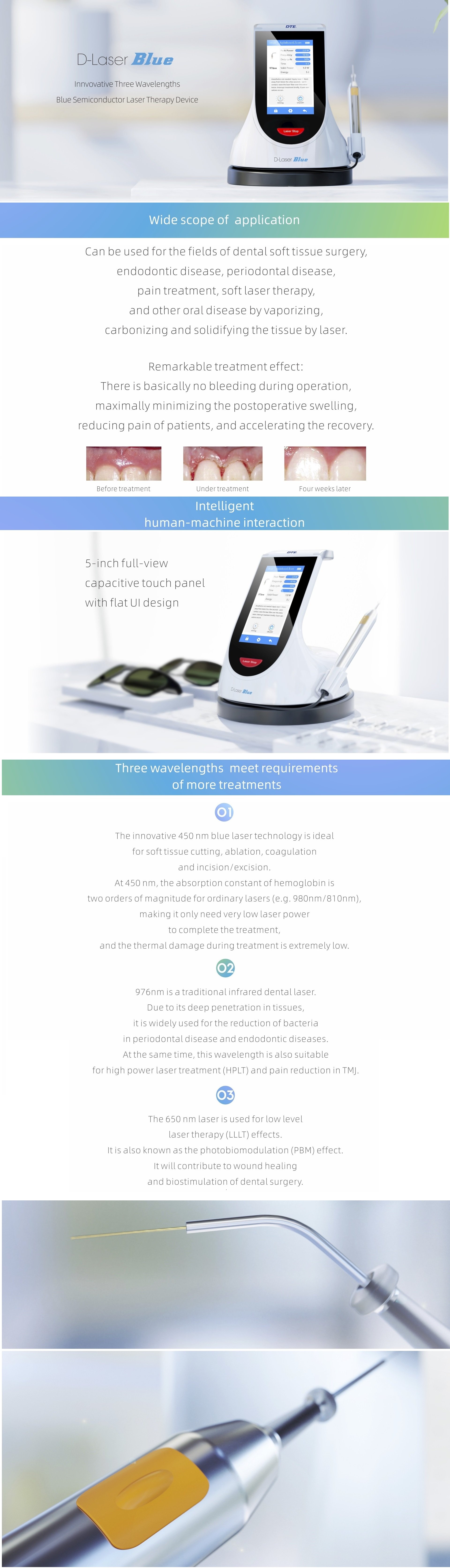 D Laser Blue Diod Lazer Cihazı